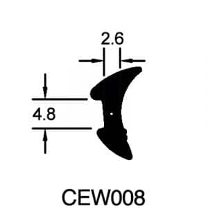 Wedge Gasket (4.8mm x 2.6mm)