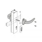Fapim Horus Door Lever Handle 43/50mm Fixings