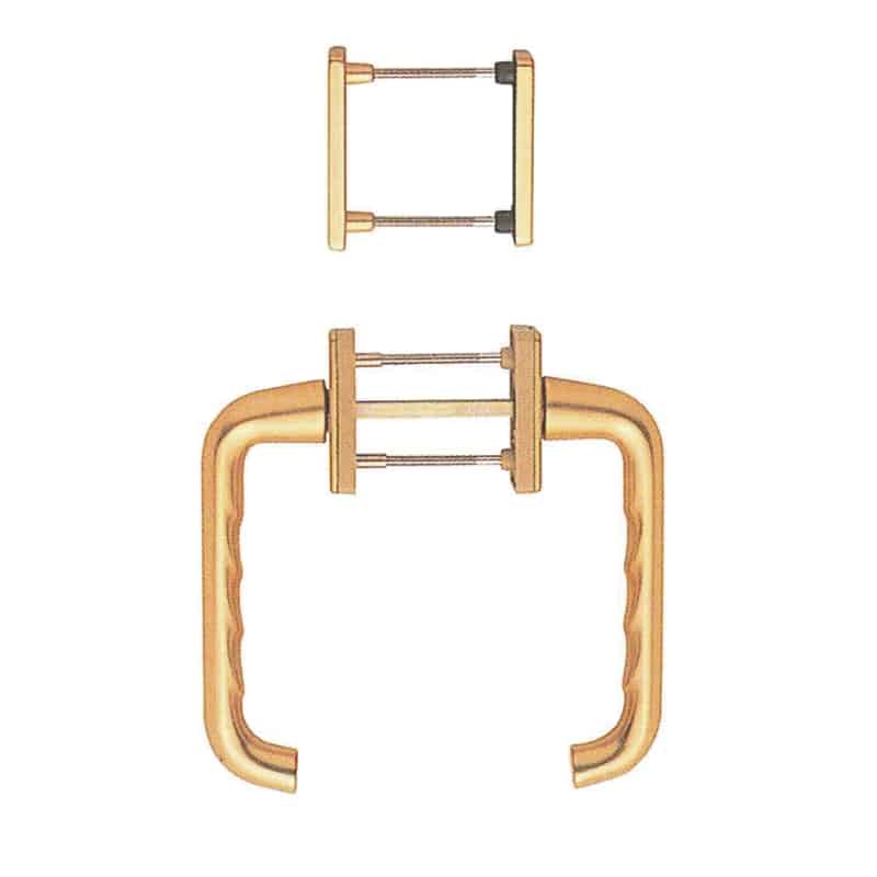 Hoppe Long Lever Handle & Escutcheon Set