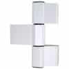 HAPS Series 36 Face-Fix 3-Part Aluminium Door Hinge | DG Supplyline