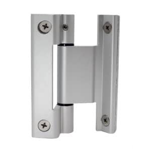 Rey Aluminium Door Hinge - Silver Anodised Finish
